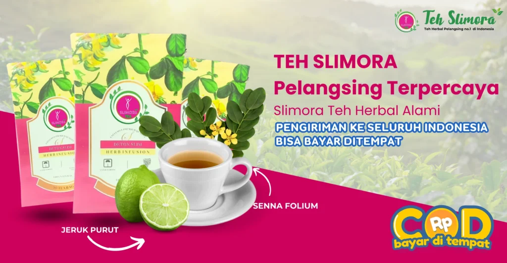Teh Slimora Official - Teh Herbal Pelangsing Alami untuk Detox Tubuh dan Kulit Cerah